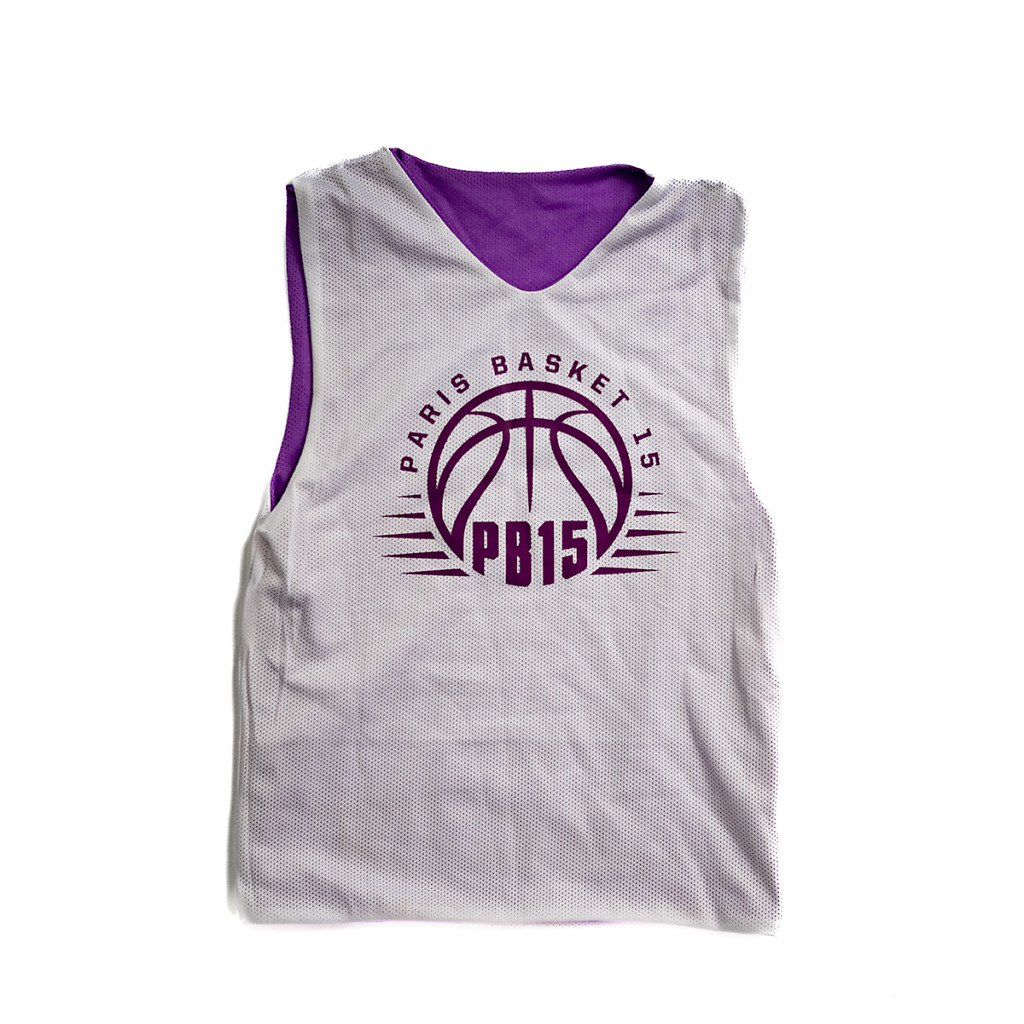 Chasuble réversible PB15 - Paris Basket 15